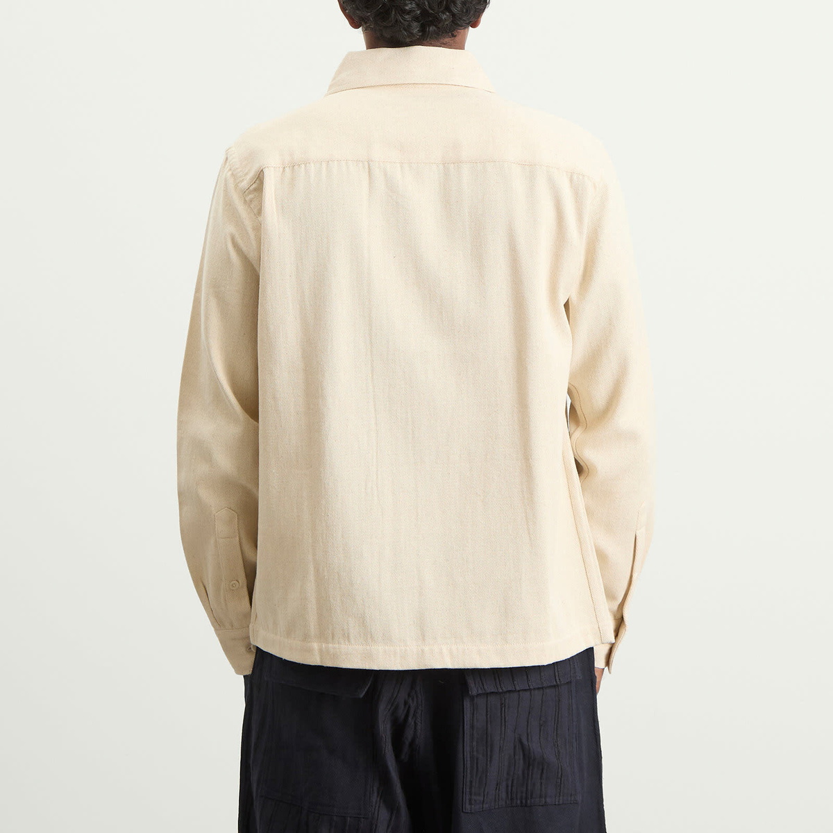 Kardo Men's Martin Embroidered Shirt in Natural Kardo