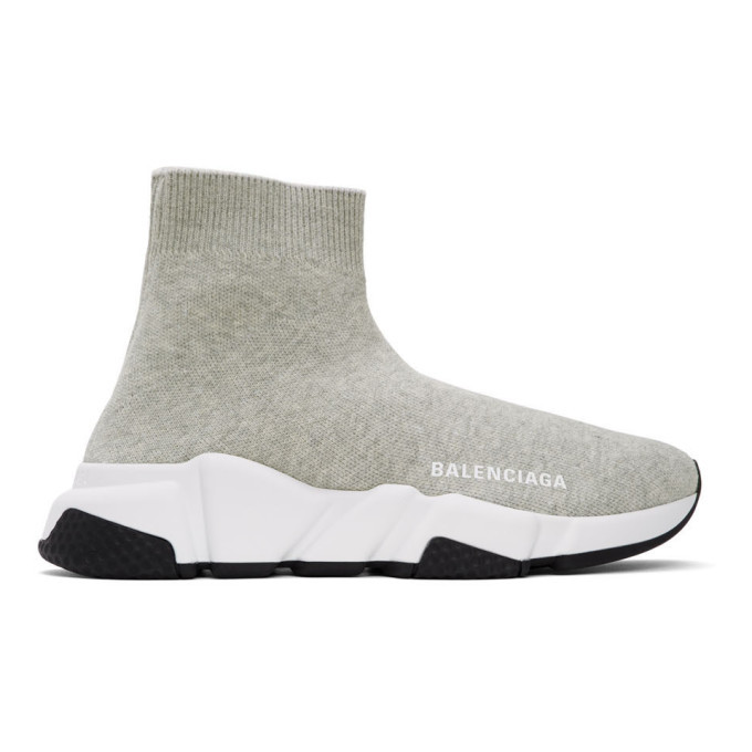 Balenciaga Grey Speed Sneakers Balenciaga
