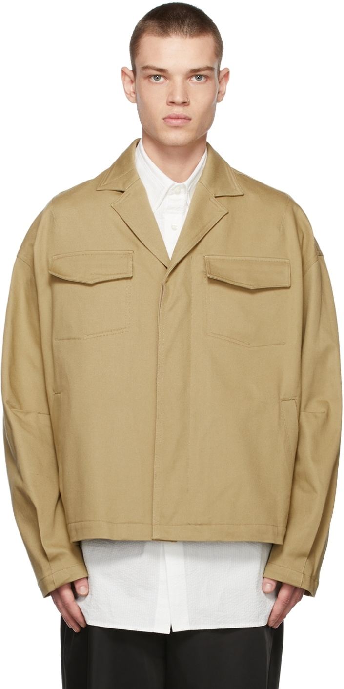 ADER error Beige Shirt Jacket ADER error