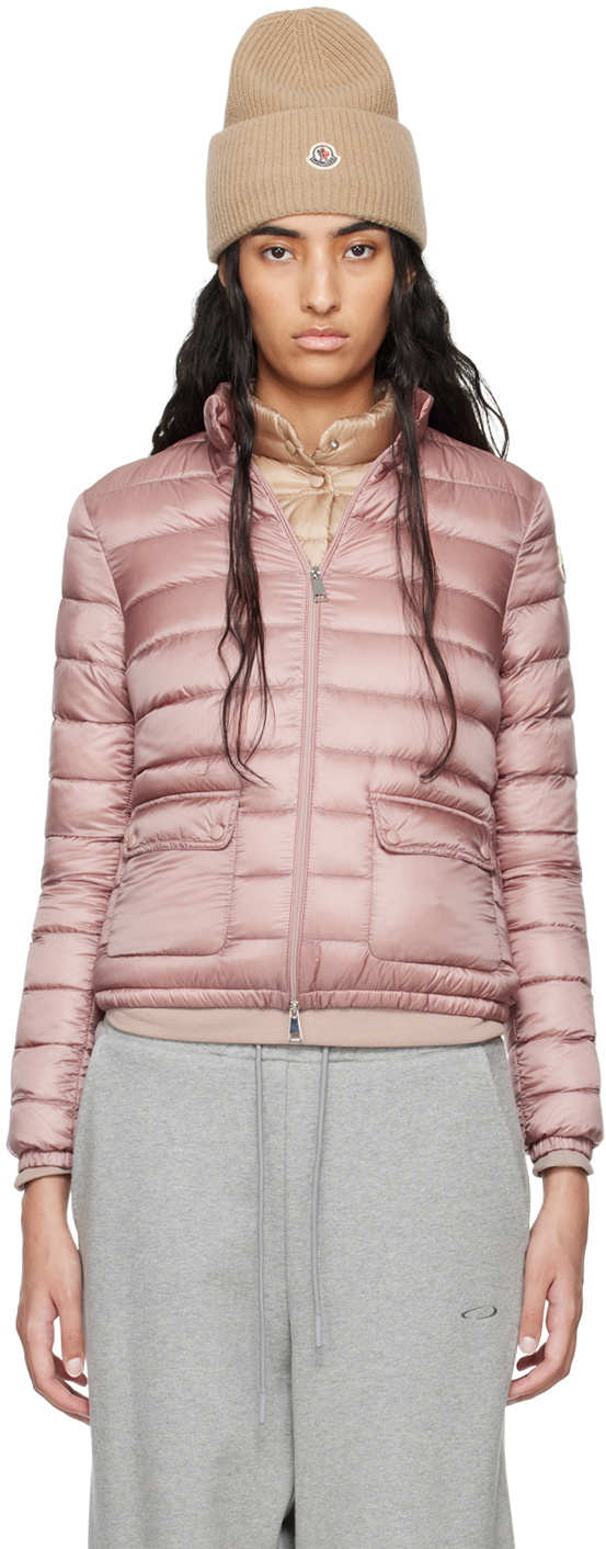 Moncler Pink Lans Down Jacket Moncler