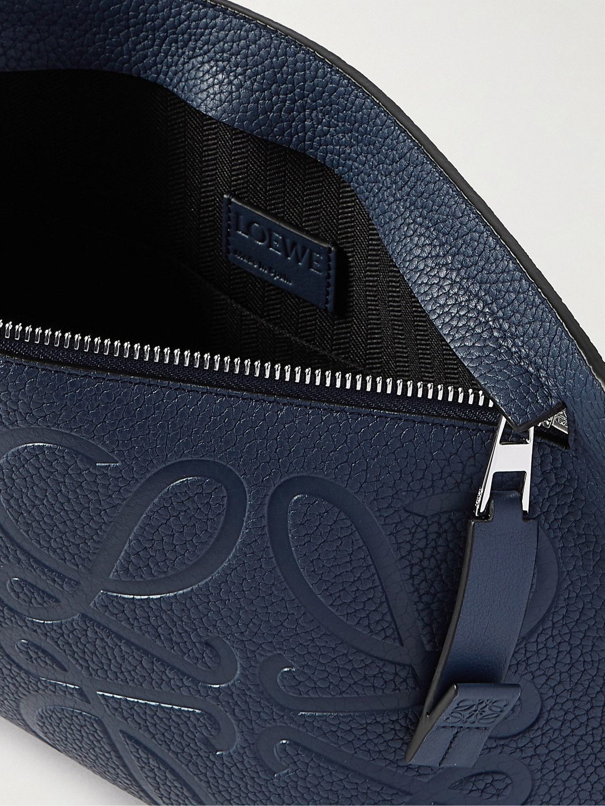 LOEWE - Logo-Debossed Full-Grain Leather Pouch Loewe
