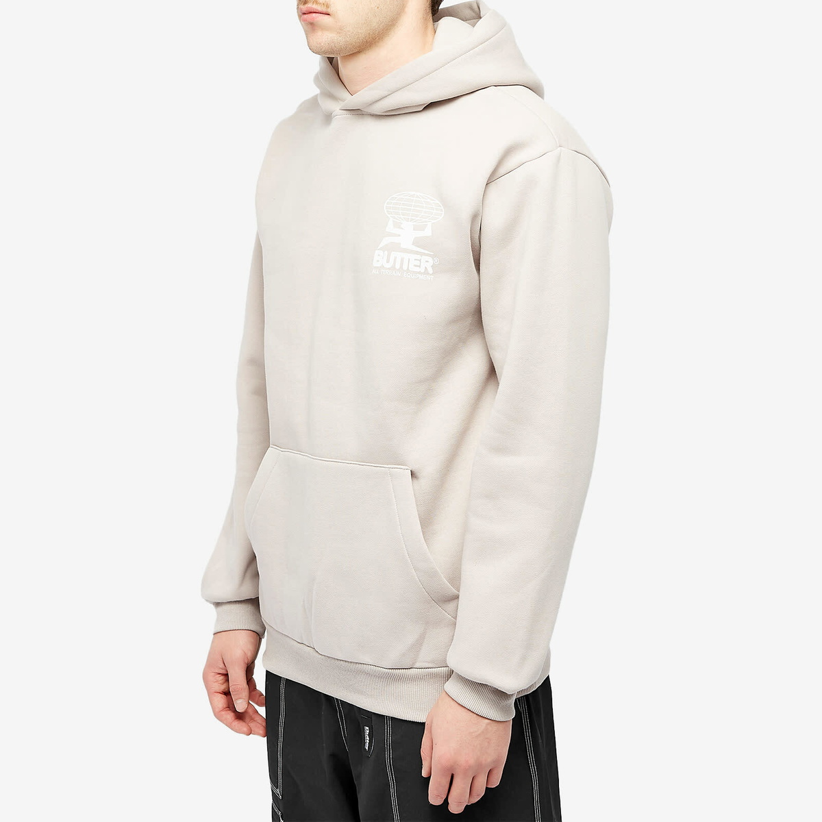Butter Goods Men's All Terrain Hoody in Cement Butter Goods