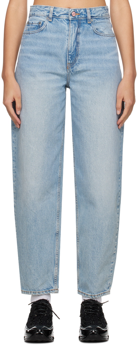 GANNI Blue Stary Jeans GANNI