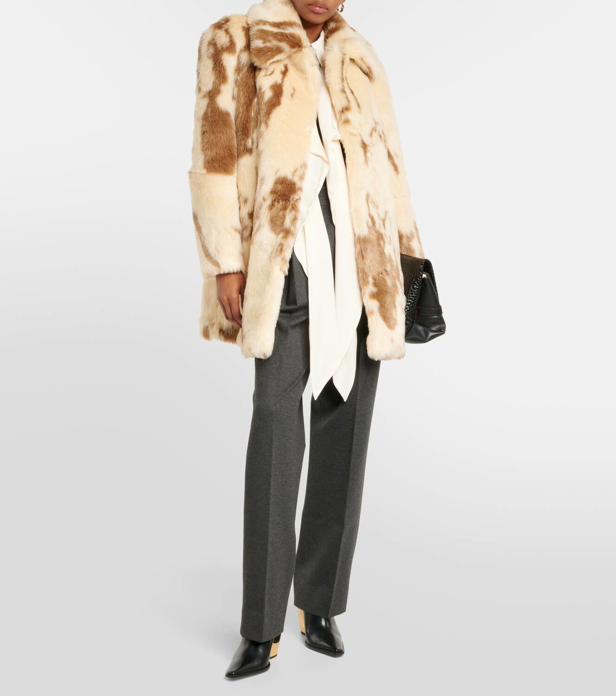 Victoria Beckham Faux fur coat Victoria Beckham