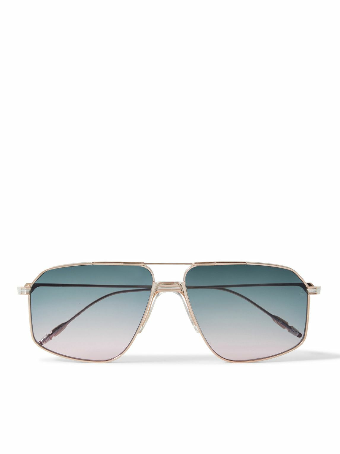 Jacques Marie Mage - Jagger Aviator-Style Gold-Tone Sunglasses Jacques ...
