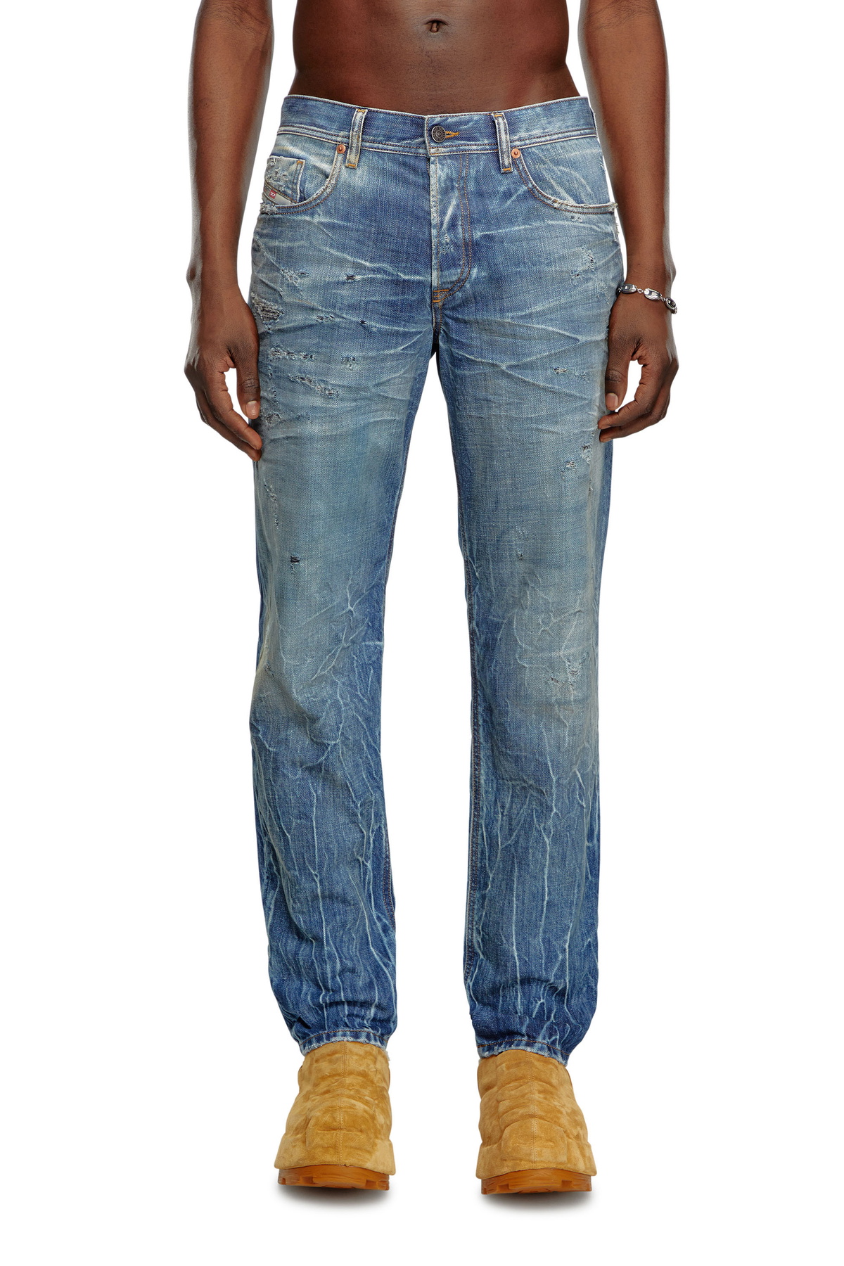 Diesel Regular Jeans - 2023 D-Finitive - Jeans Mens in Blue Diesel