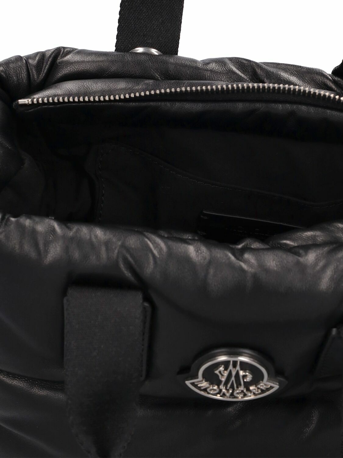 MONCLER - Mini Caradoc Quilted Leather Bag Moncler