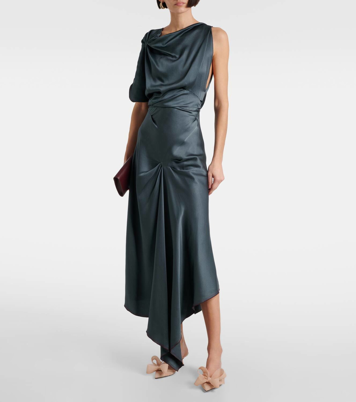 Jimmy Choo Staz 50 bow-detail mesh mules Jimmy Choo