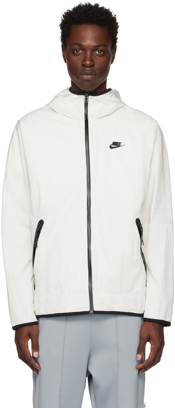 Nike White Zip Jacket Nike
