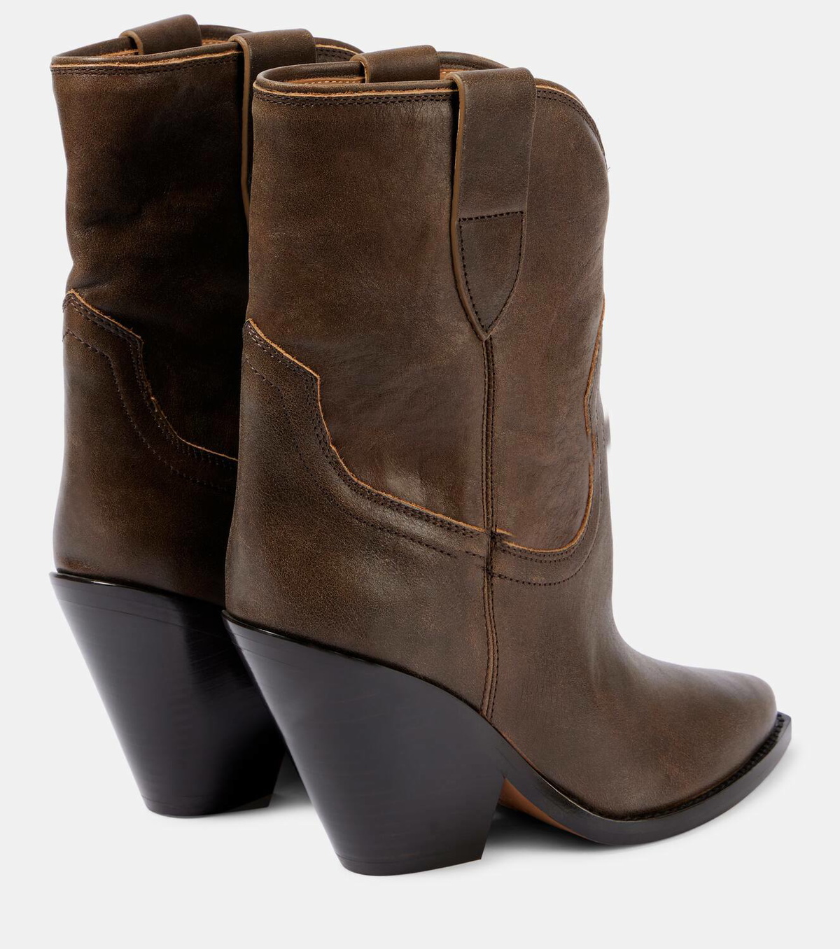 Isabel Marant Leyane leather cowboy boots Isabel Marant