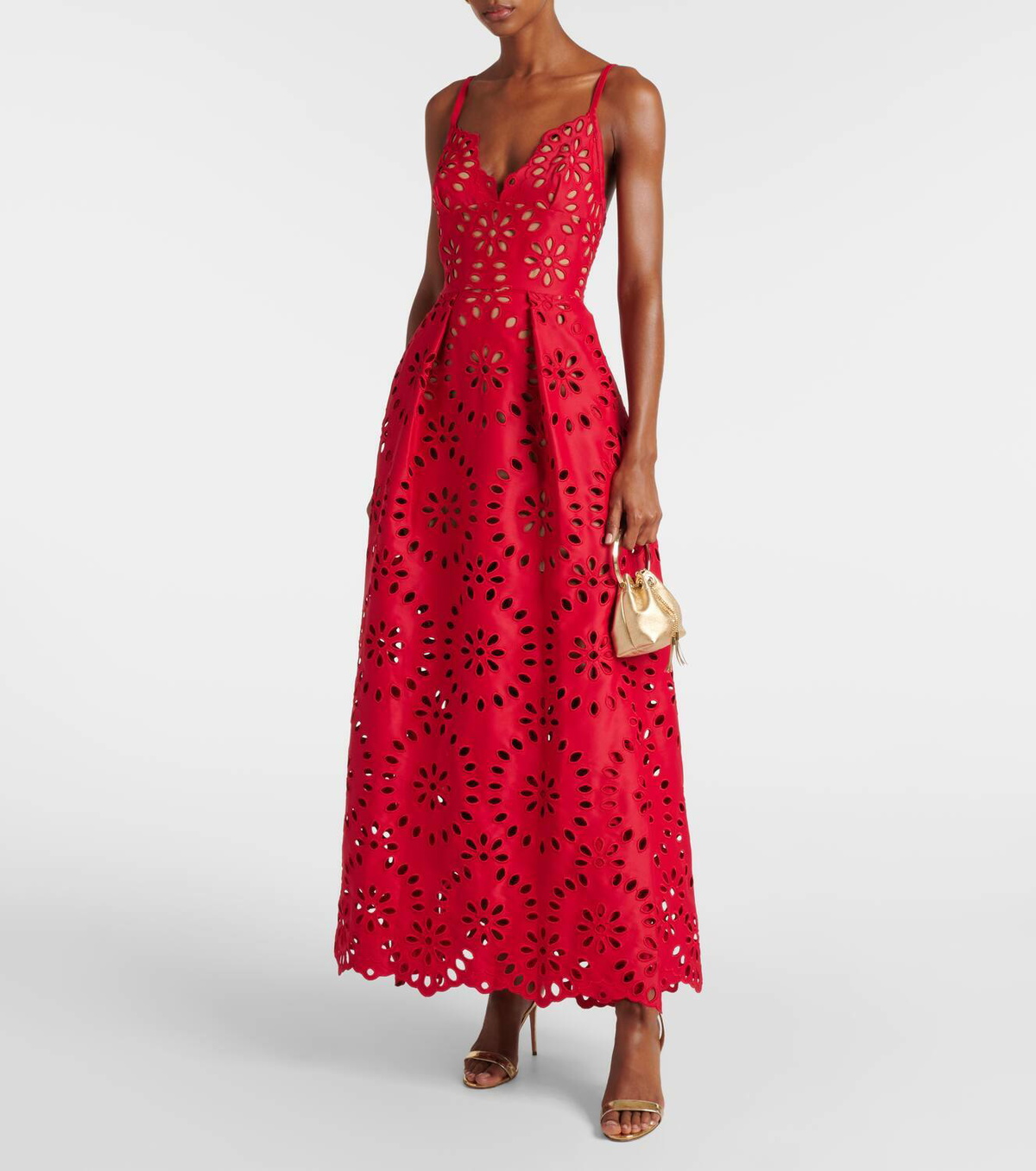 Elie Saab Floral embroidered satin gown Elie Saab