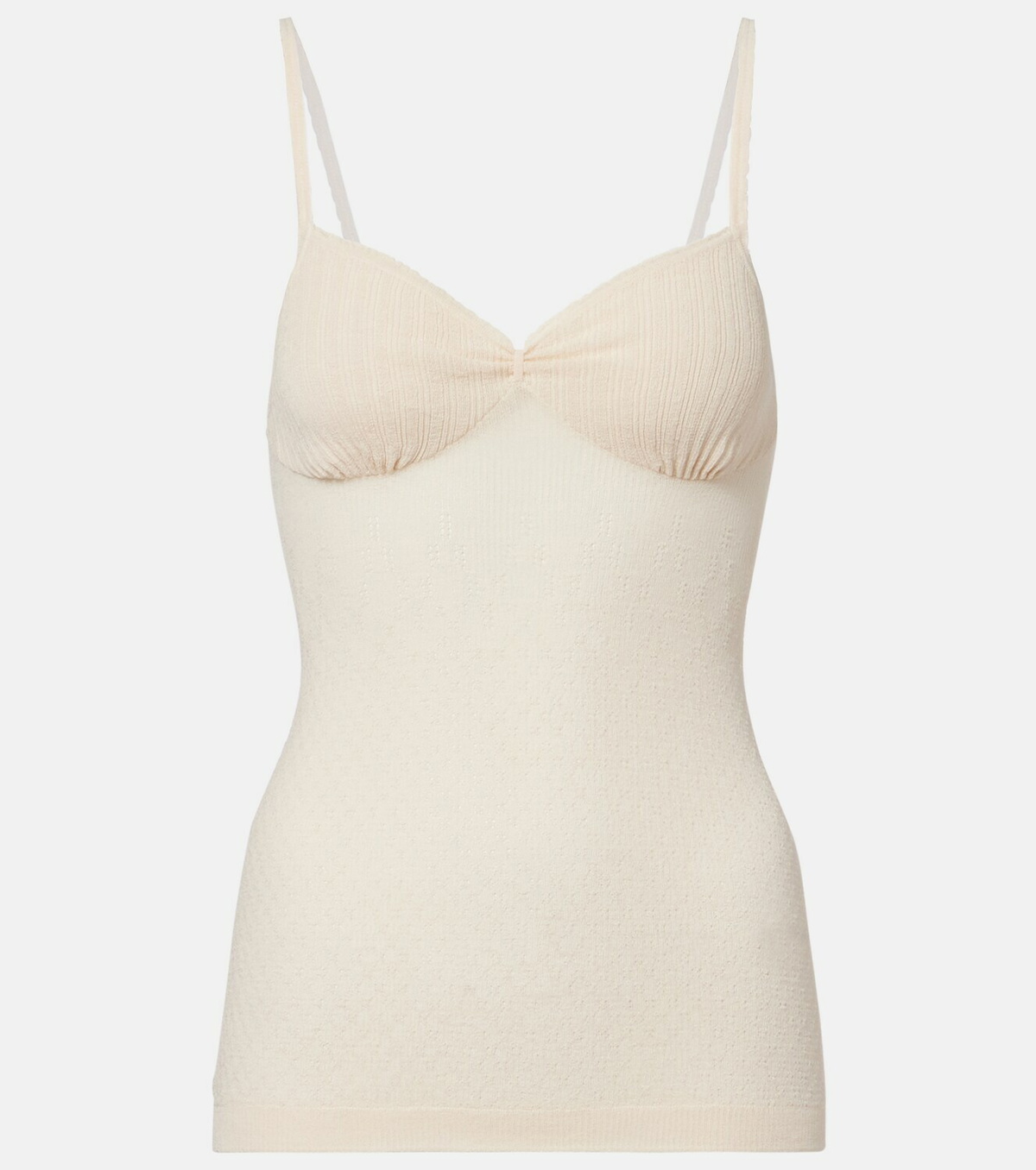 Victoria Beckham Cami cotton-blend top Victoria Beckham