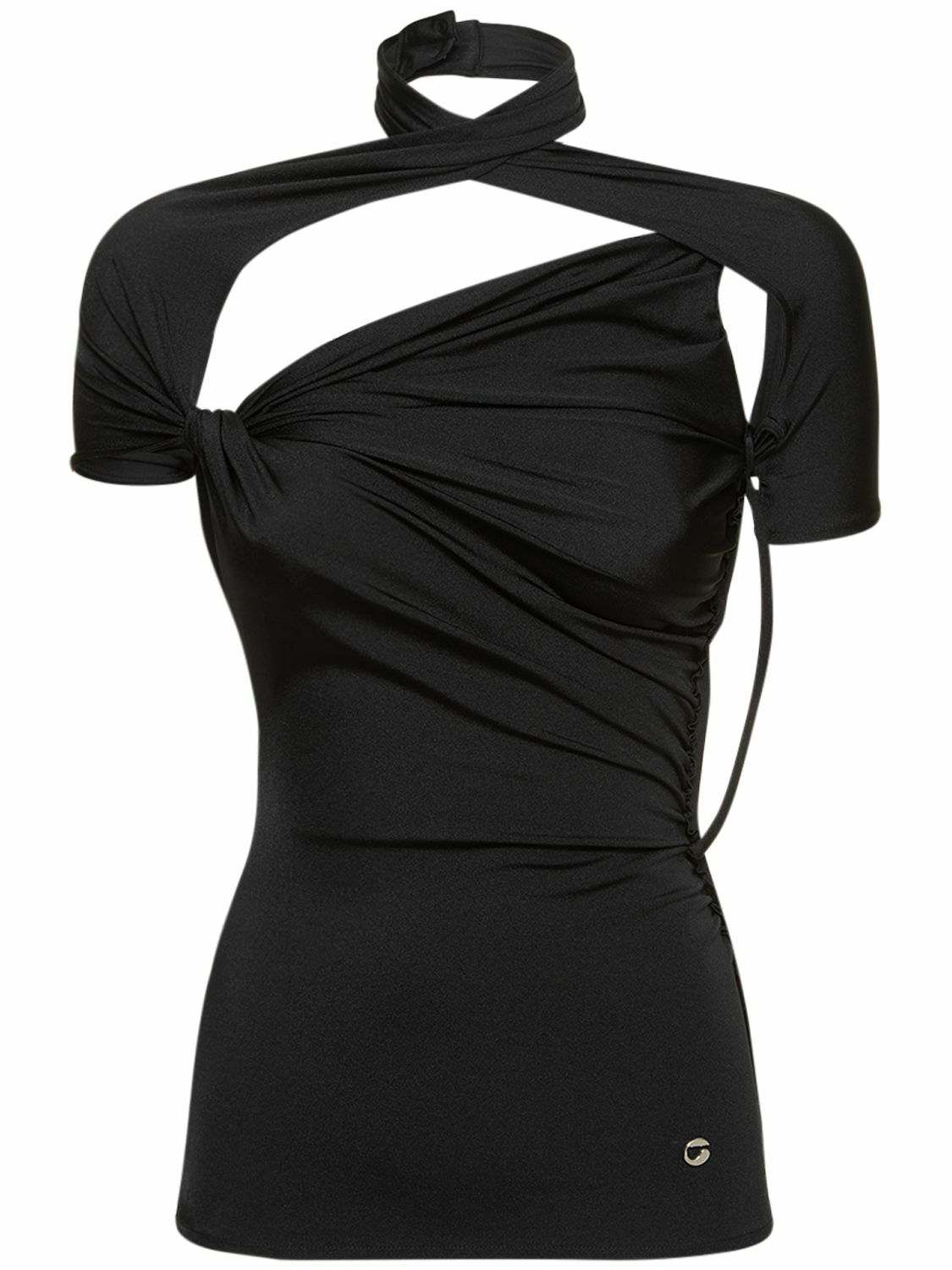 COPERNI Asymmetric Jersey Top Coperni