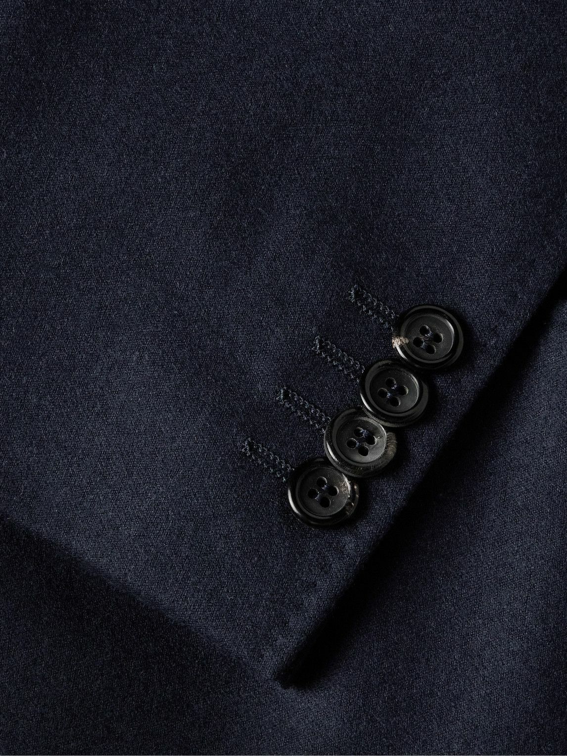 Canali - Kei Slim-Fit Double-Breasted Wool-Blend Felt Suit Jacket ...