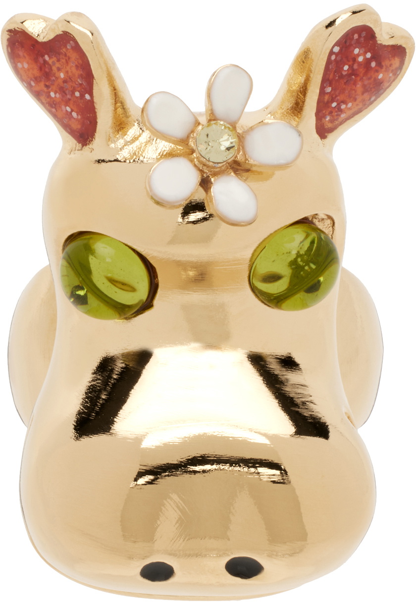 Collina Strada Gold Hippo Ring Collina Strada