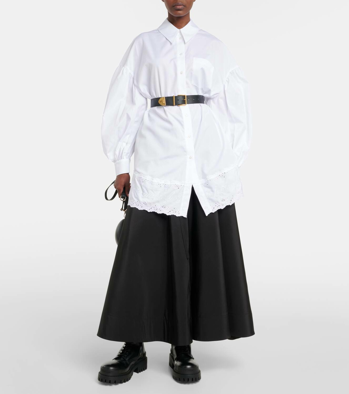 Simone Rocha Cotton shirt dress Simone Rocha