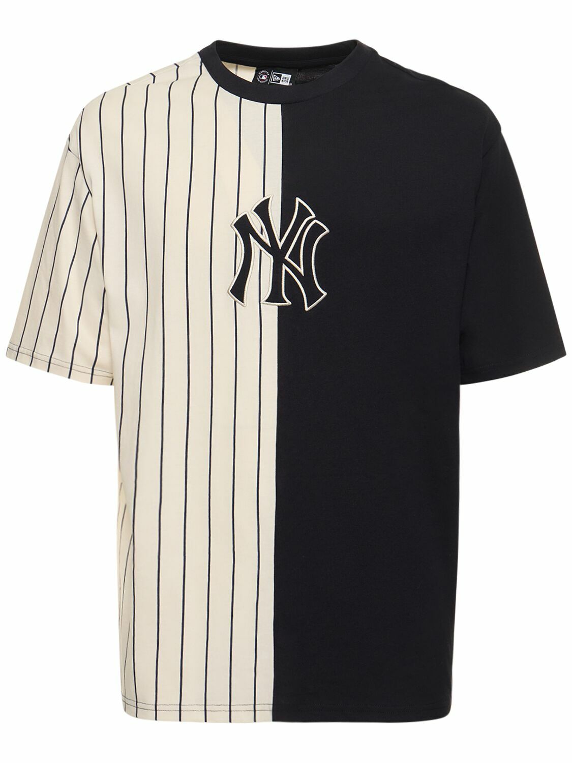 NEW ERA - Ny Yankees Mlb Half Striped T-shirt New Era Cap