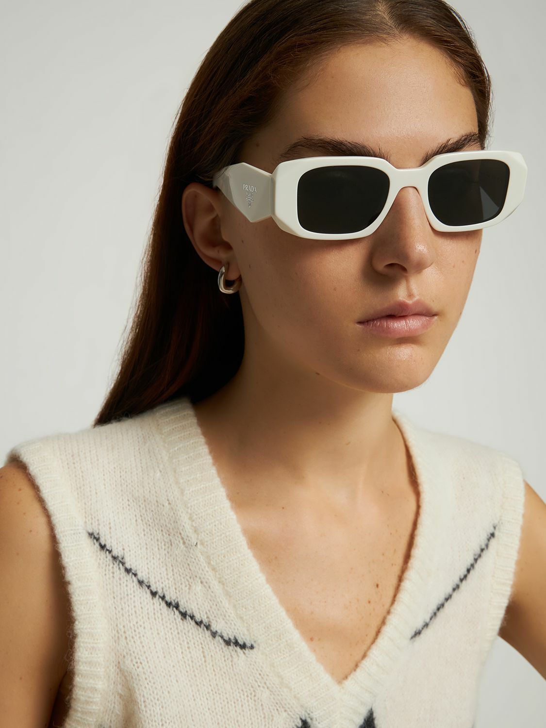 Prada Symbole Squared Acetate Sunglasses Prada