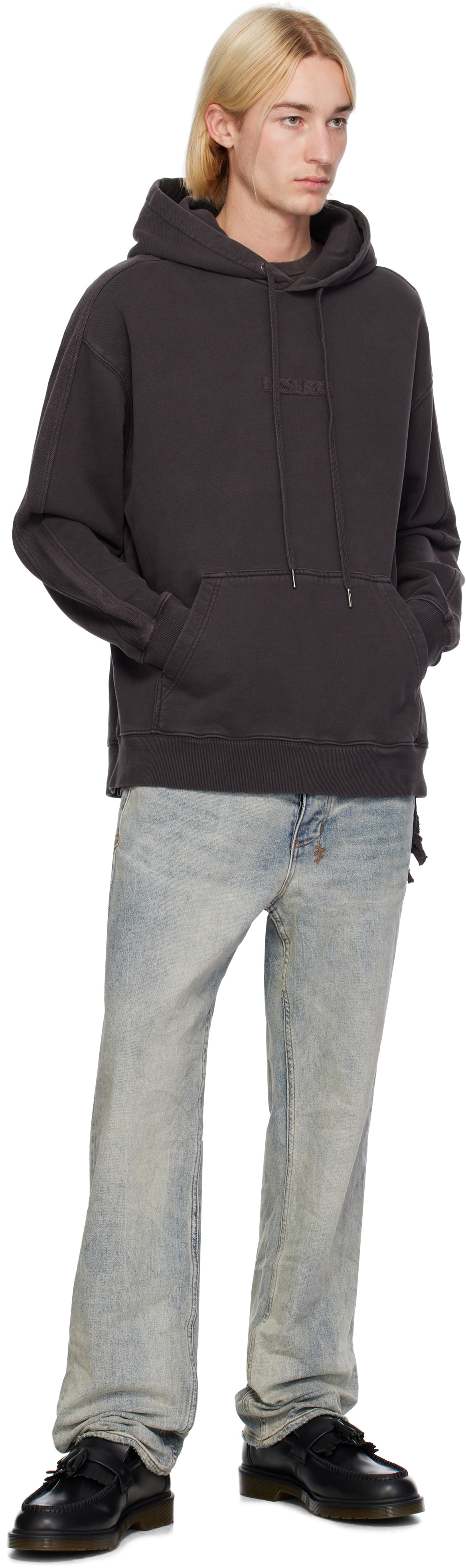 Ksubi Black Inverted Biggie Hoodie Ksubi