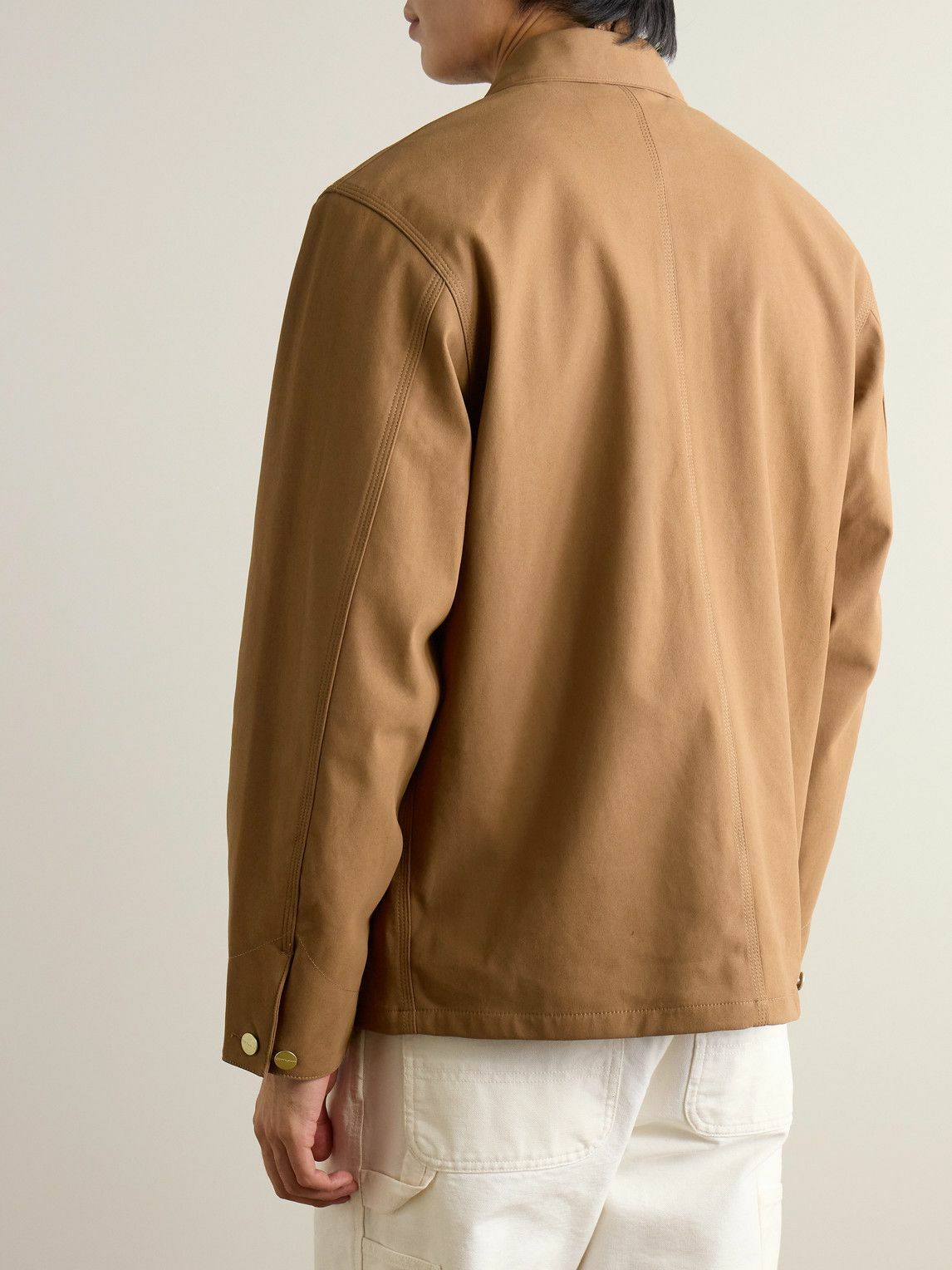 Carhartt WIP - Michigan Faux Suede Chore Jacket - Brown Carhartt WIP