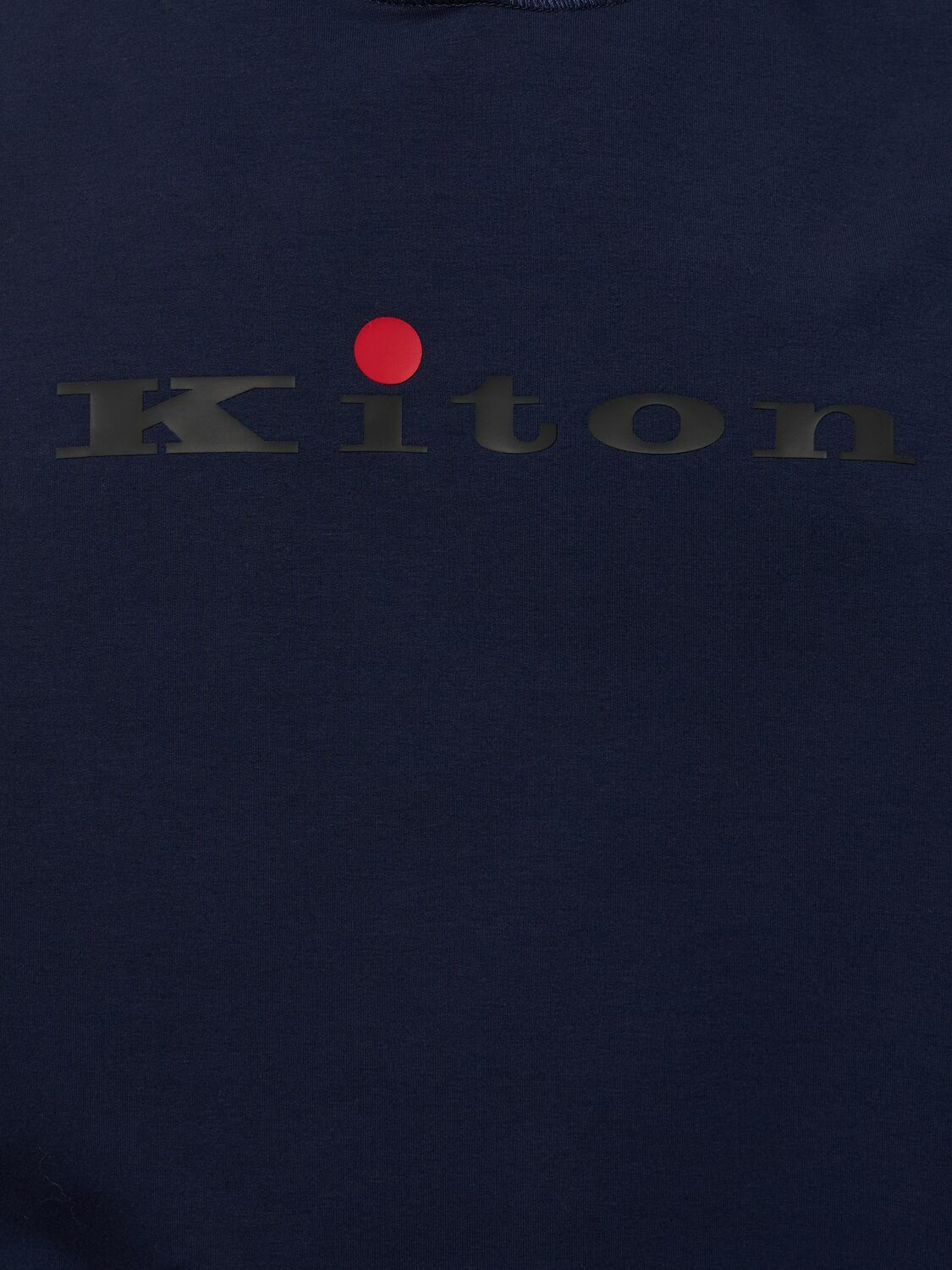 KITON Cotton Blend Logo Sweatshirt Kiton