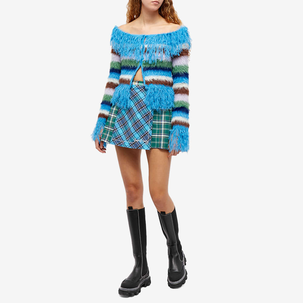 House Of Sunny Women's The Victoria Check Mini Skirt in Perfect Green ...