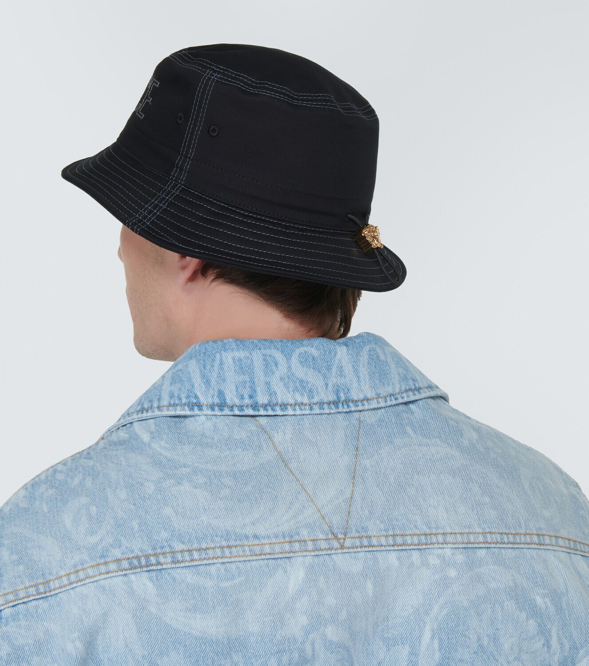 Versace La Medusa cotton canvas bucket hat Versace