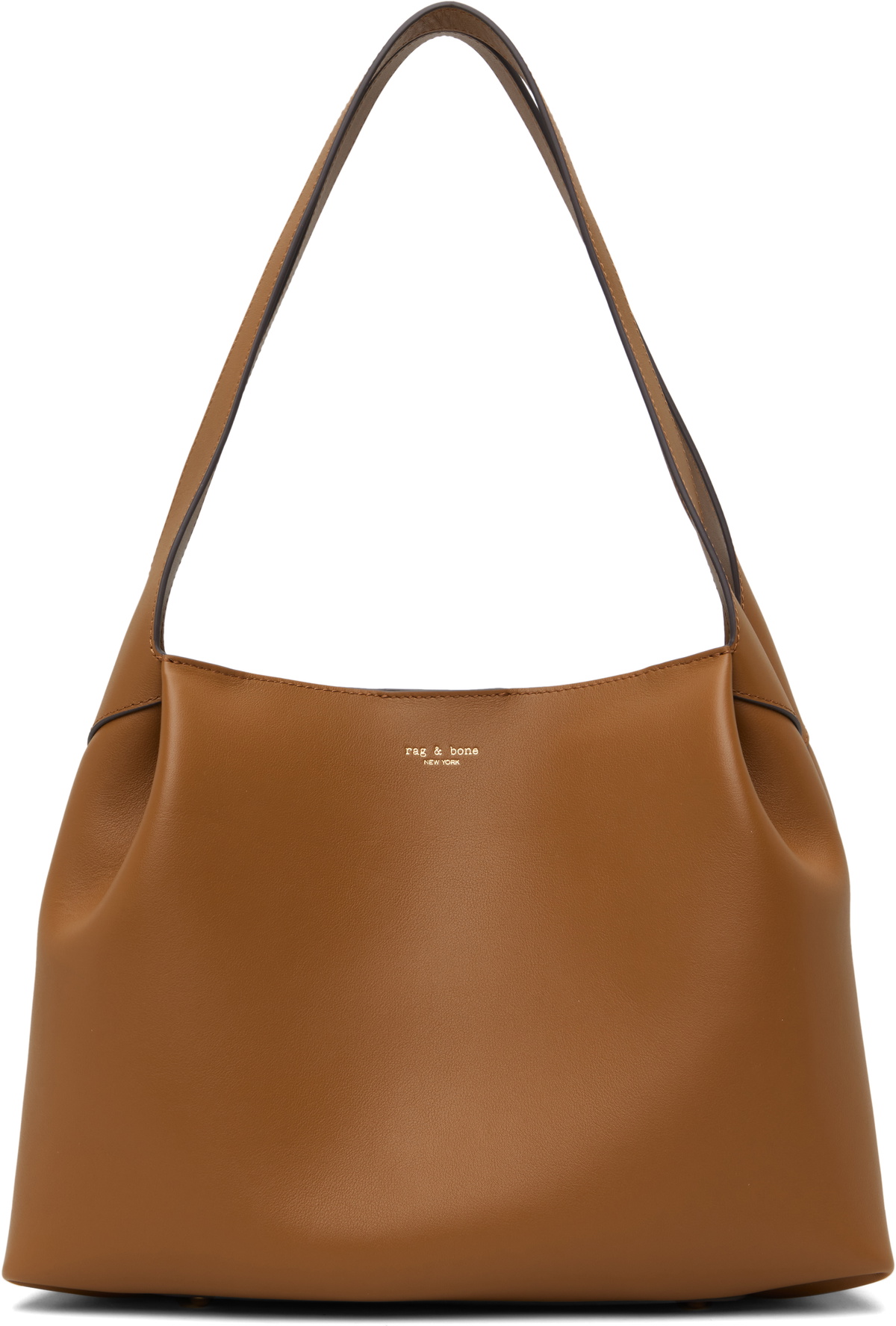 rag & bone Tan Slade Calf Leather Tote Rag and Bone