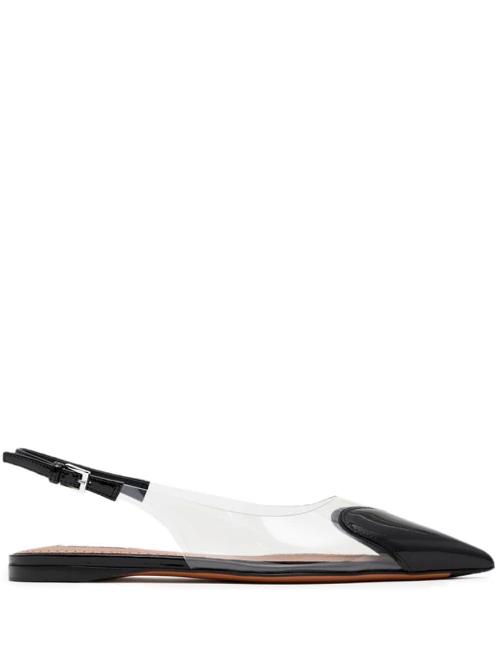 ALAÏA - Le Coeur Slingback Flats ALAÏA