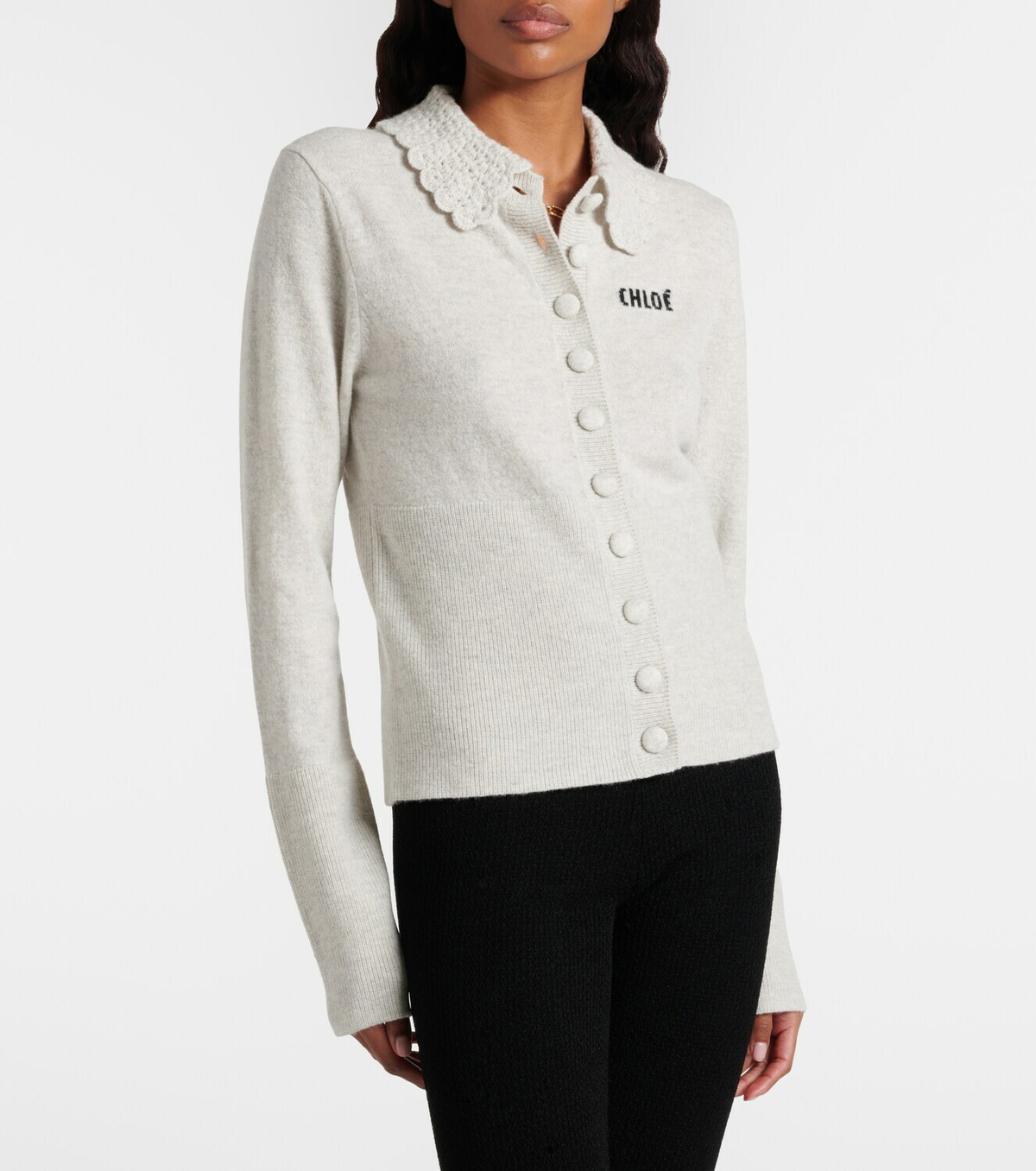 Chloé Logo wool cardigan Chloe