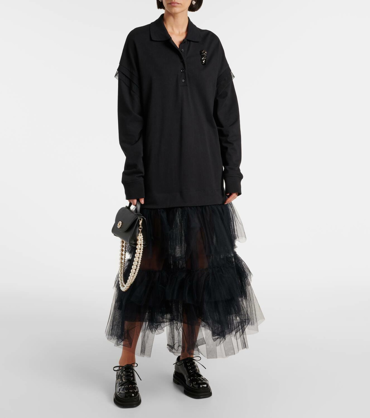 Simone Rocha Valentine leather shoulder bag Simone Rocha
