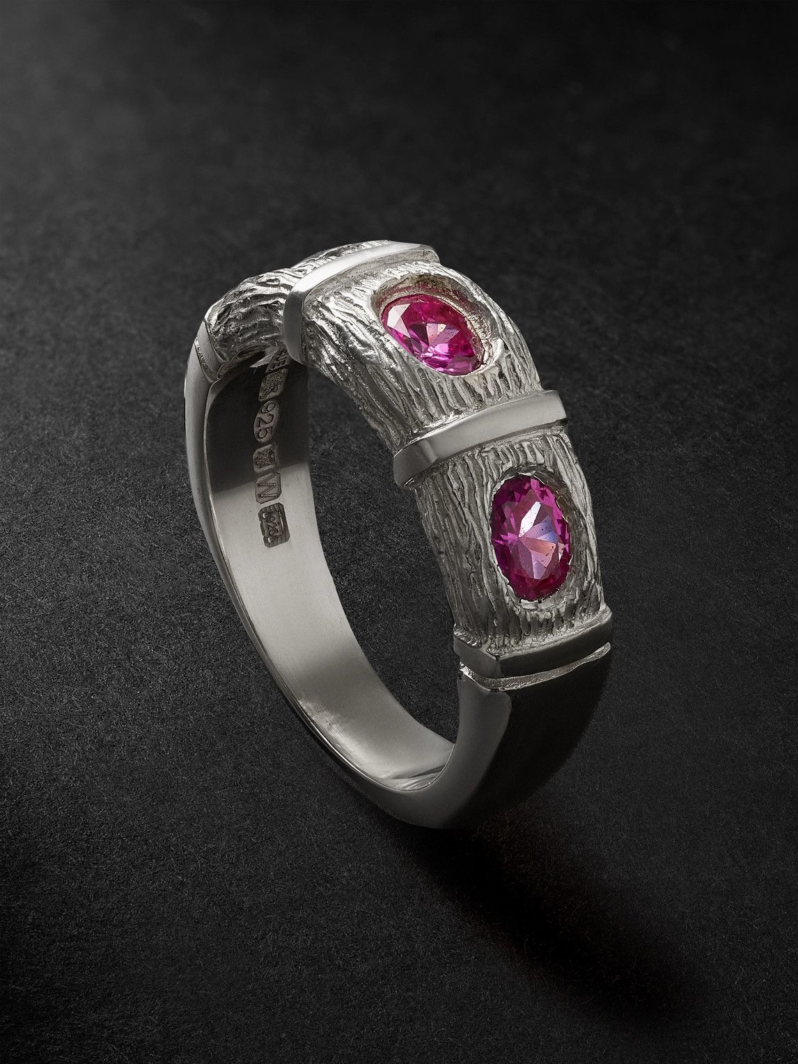 Bleue Burnham - Sterling Silver Sapphire Ring - Silver Bleue Burnham