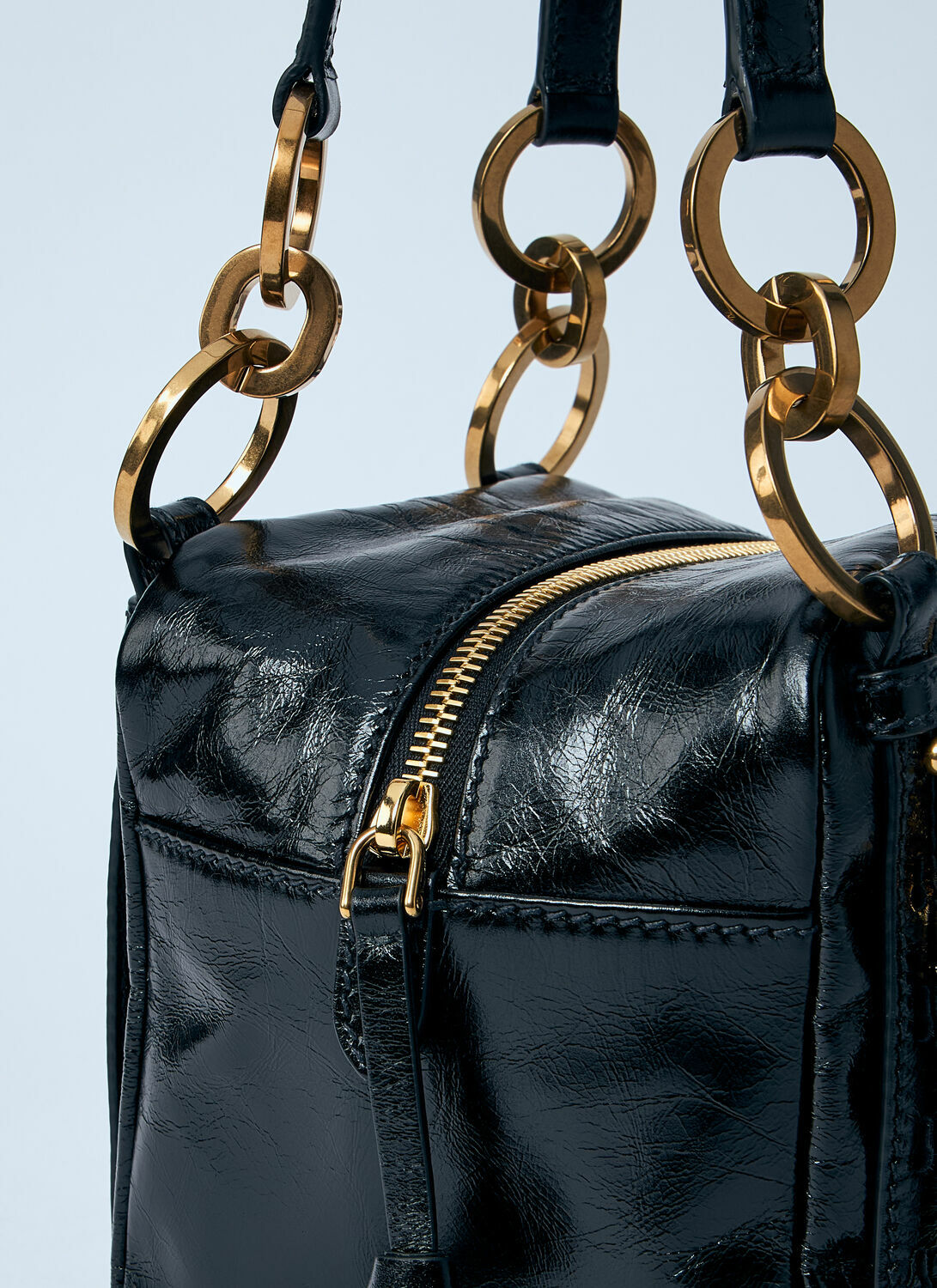 Prada Mini Dangle Leather Handbag Prada