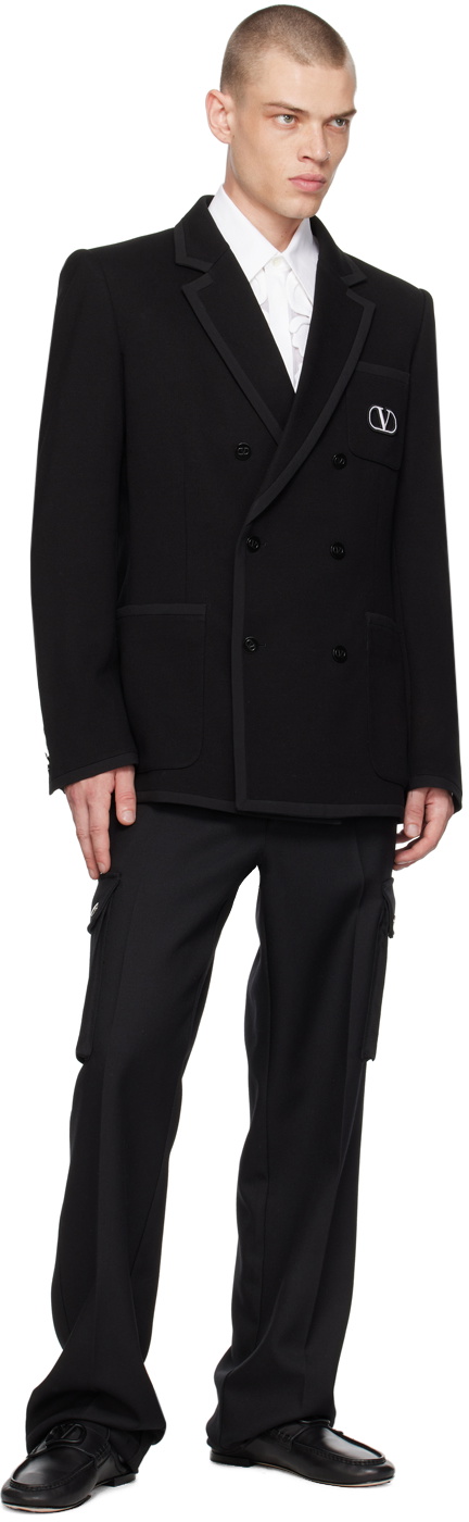 Valentino Black VLogo Blazer Valentino