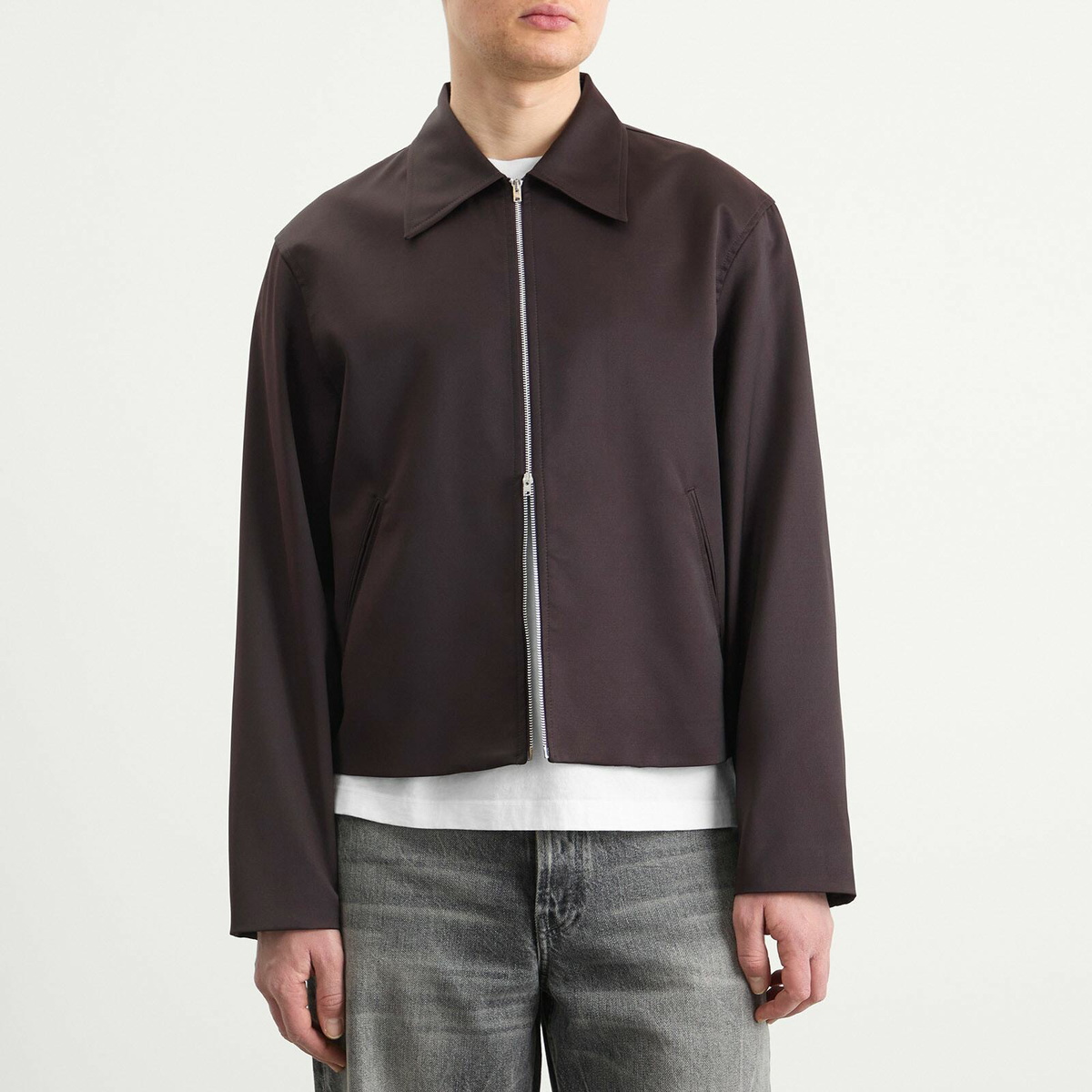 Our Legacy Men's Weave Mini Jacket in Crushed Grape Our Legacy