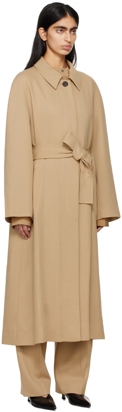 Studio Nicholson Beige Denali Trench Coat Studio Nicholson