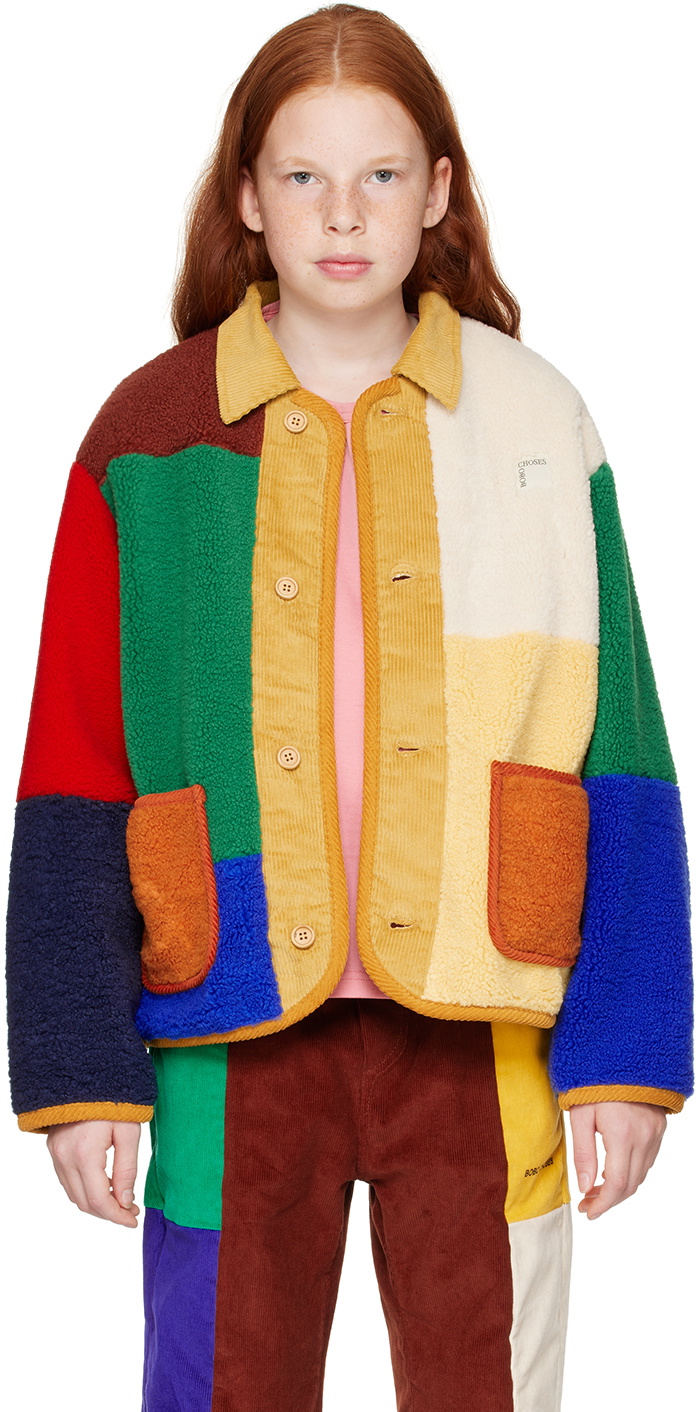 Bobo Choses Kids Multicolor Color Block Jacket Bobo Choses