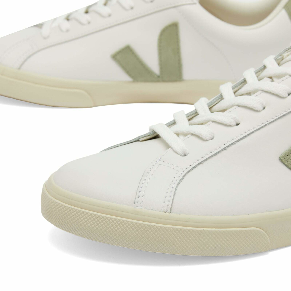 Veja Men's Esplar Logo Sneaker in Extra White/Clay VEJA
