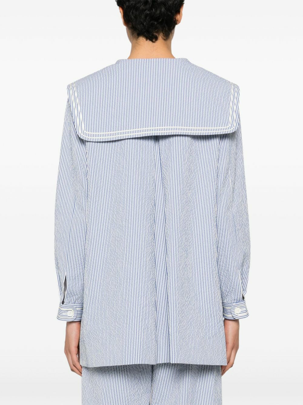 BODE Club Stripe Sailor Coat Bode