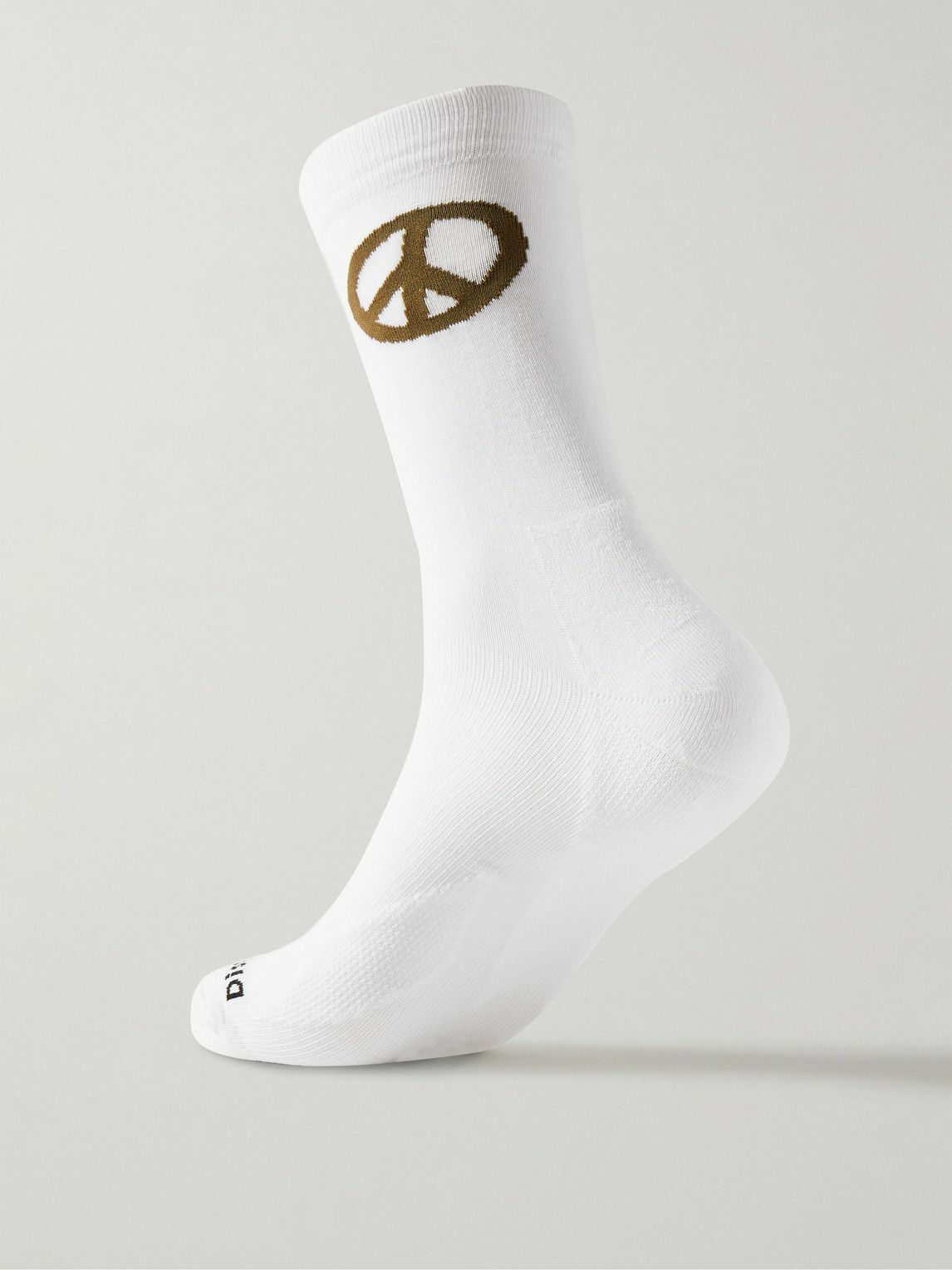 DISTRICT VISION - Yoshi Jacquard-Knit Cotton-Blend Socks - White ...