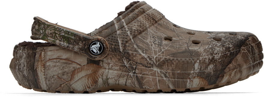 Crocs Brown Realtree Edition Classic Lined Clogs Crocs