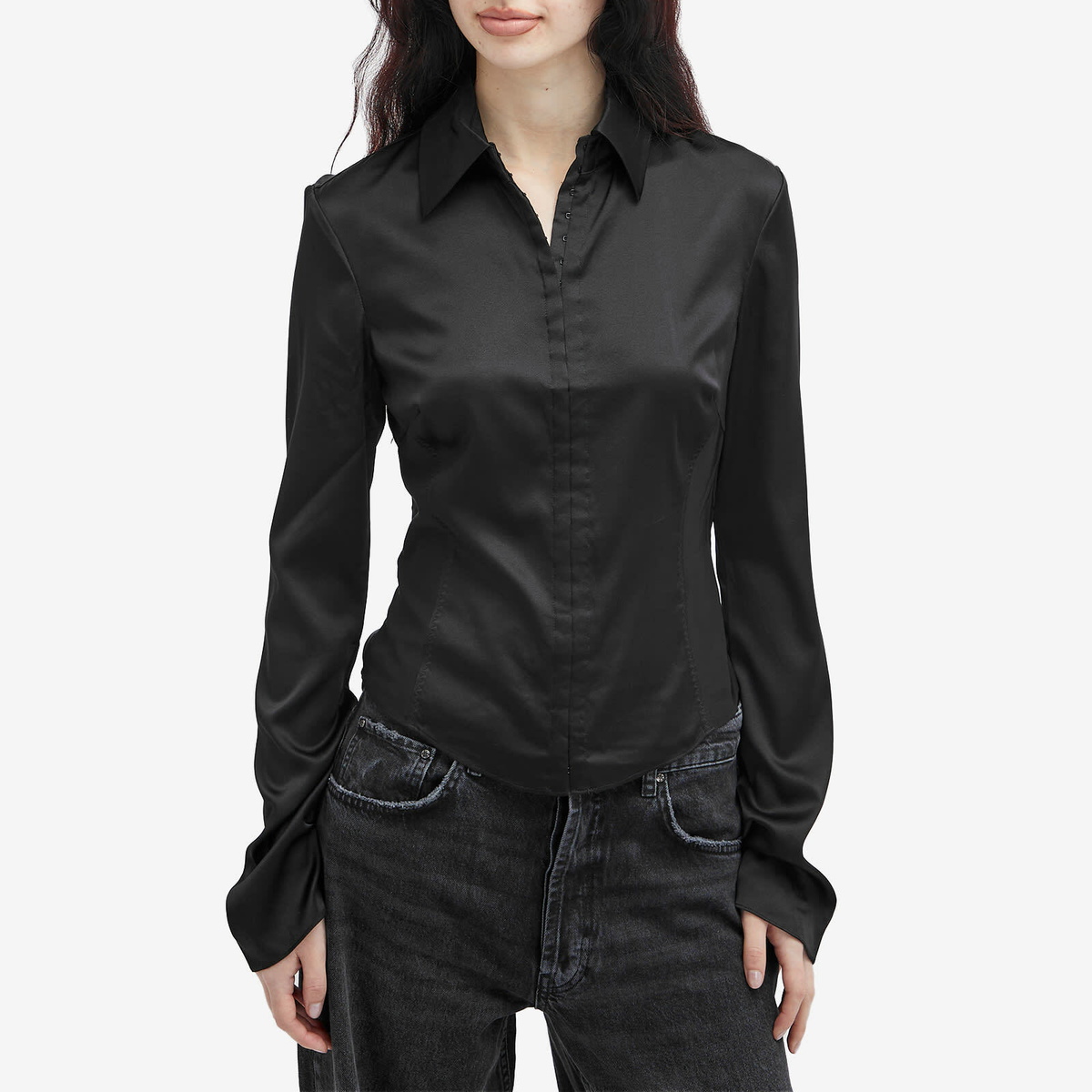 SIR. Women's Sonora Evening Shirt in Black SIR.