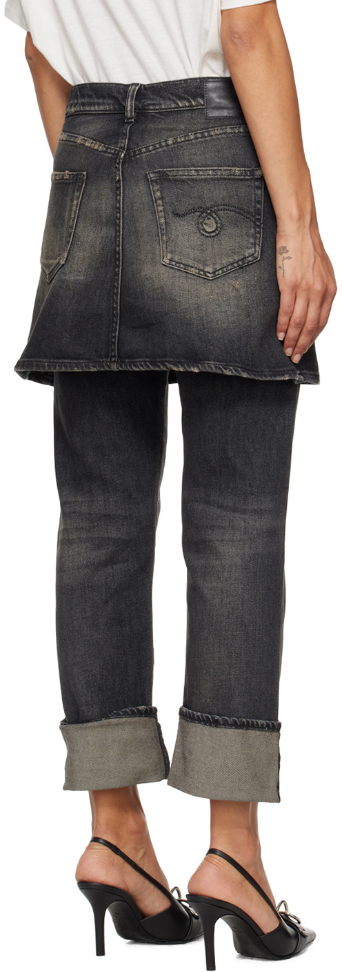 R13 Black Romeo Double Classic Jeans R13