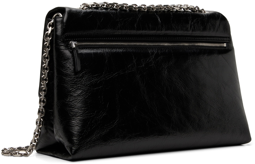 AMI Alexandre Mattiussi Black Voulez-Vous Bag AMI Alexandre Mattiussi