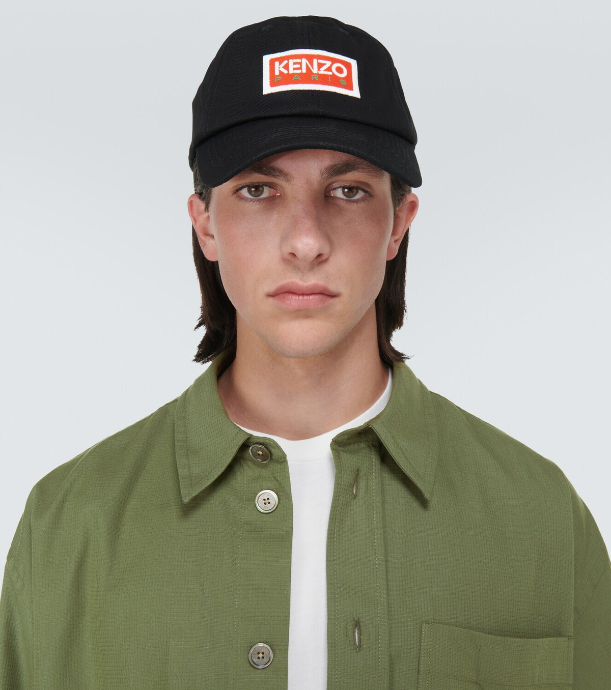 Kenzo Logo embroidered cotton cap Kenzo