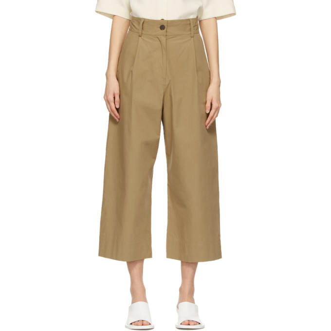 Studio Nicholson Tan Greta Trousers Studio Nicholson