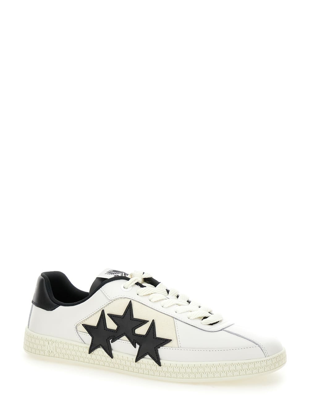 AMIRI pacific Low Top Sneakers With Star Patch On The Side And Logo ...