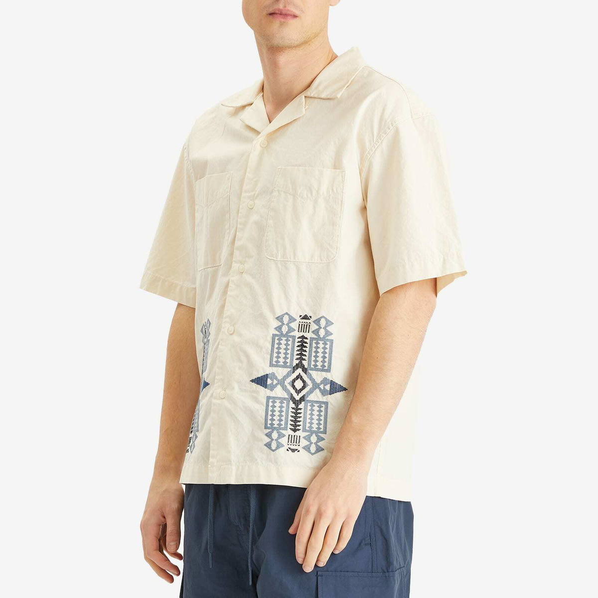 Pendleton Men's Camp Collar Shirt in Fire Legend Pendleton