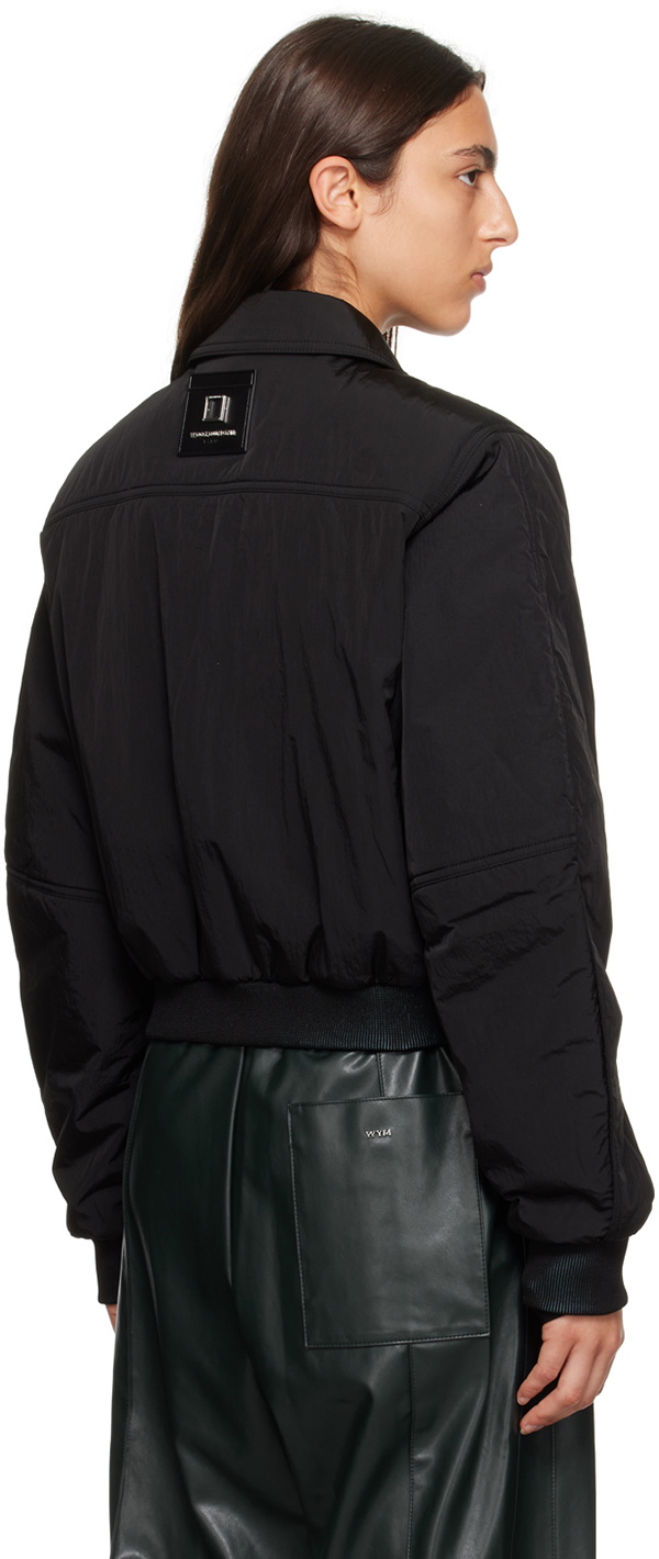 Wooyoungmi Black Padded Bomber Jacket Wooyoungmi