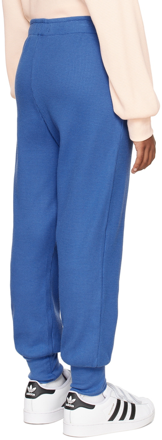 TINYCOTTONS Kids Blue Logo Lounge Pants TINYCOTTONS